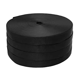 Polypropyleen band - 50mm - 1000kg - 4 rollen van 100m - 400m - Zwart ...